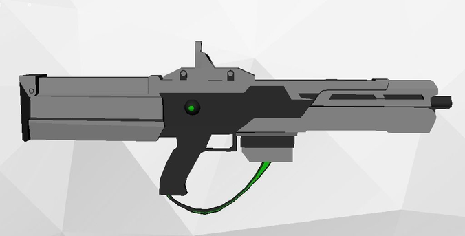 Lazer pistol free VR / AR / low-poly 3D model | CGTrader