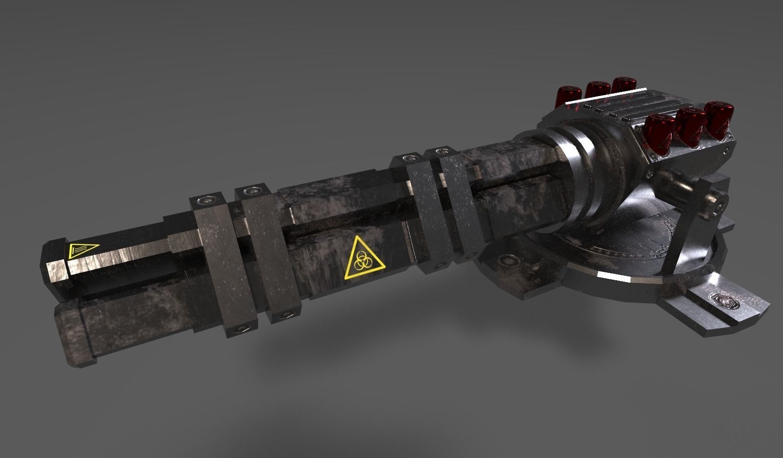 3D model Plasma Gun - Spaceship Gun Textured VR / AR / low-poly | CGTrader