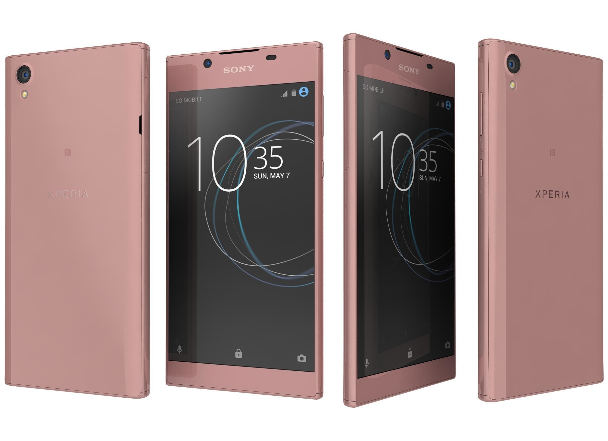 Sony Xperia L1 Pink 3D model | CGTrader