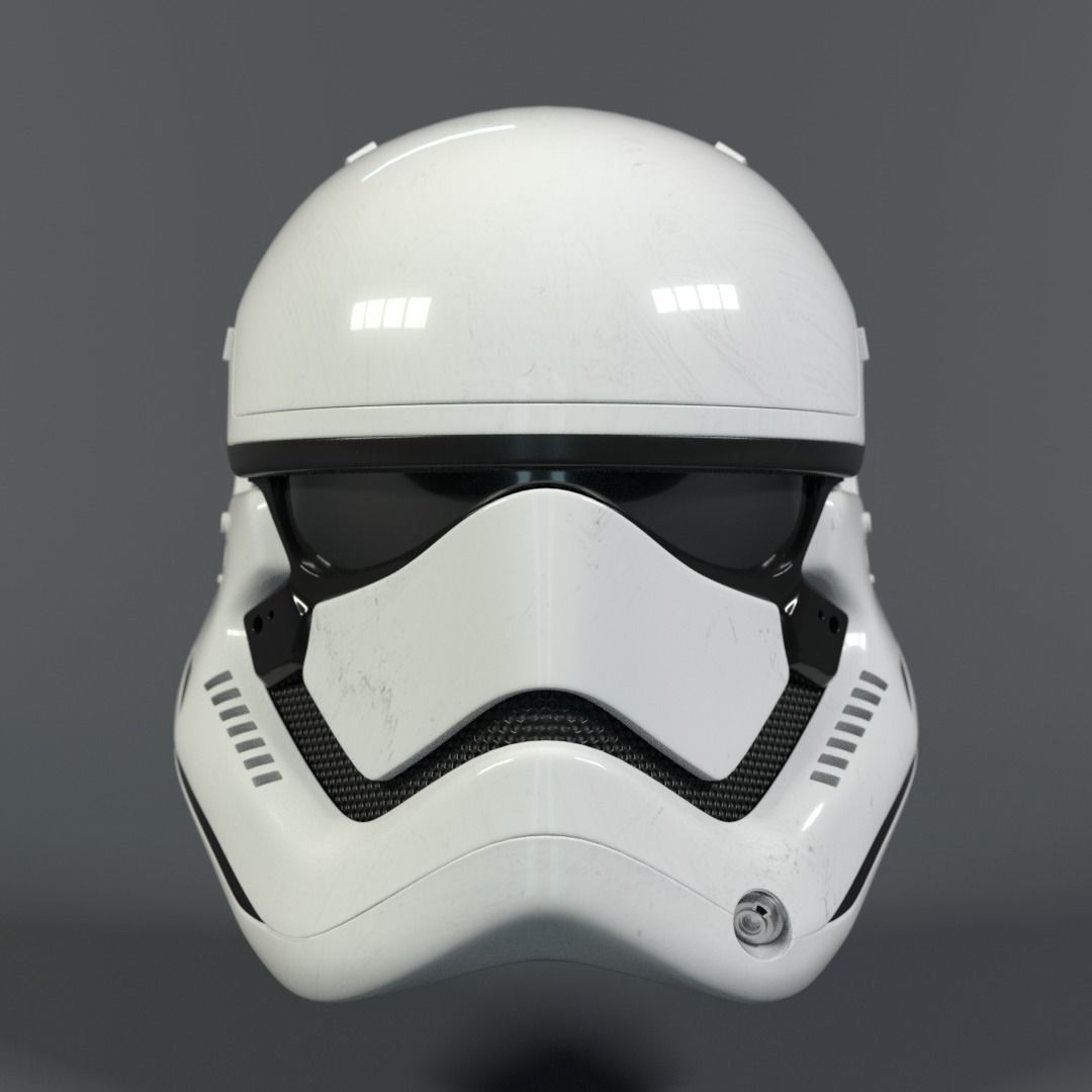 3D model Star Wars Stormtrooper helmet - First Order VR / AR / low-poly ...