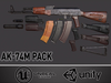 3D model AK 74M Pack PBR textures model VR / AR / low-poly | CGTrader
