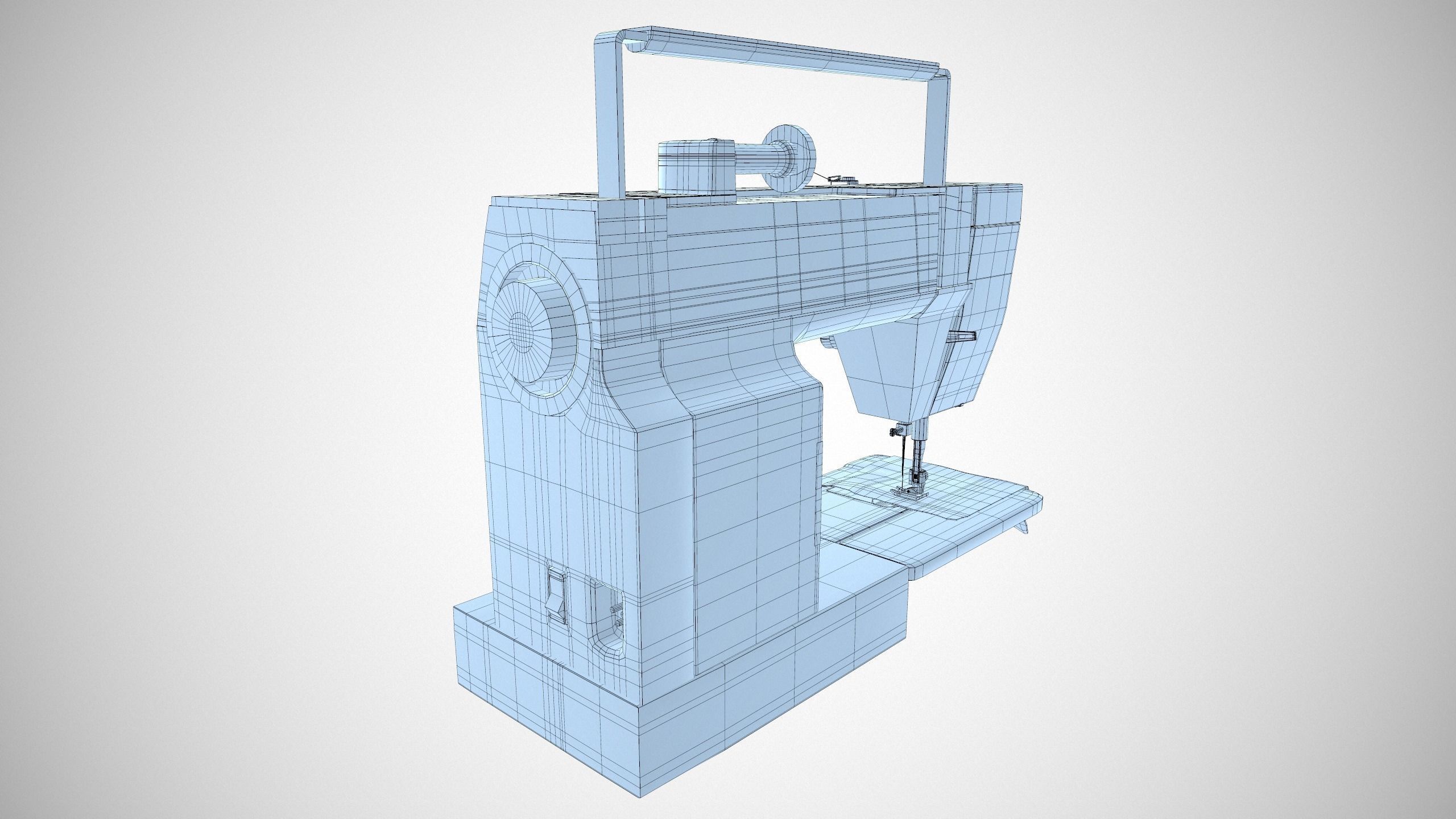 3D model Detailed Sewing Machine - PBR VR / AR / low-poly | CGTrader