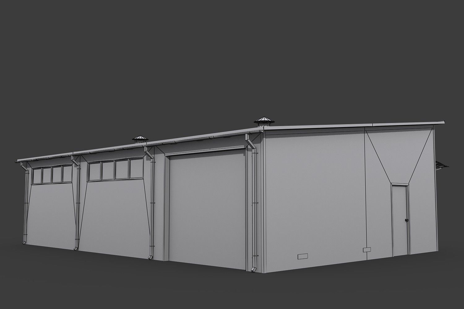 3D model Industrial Buildings Pack VR / AR / low-poly | CGTrader