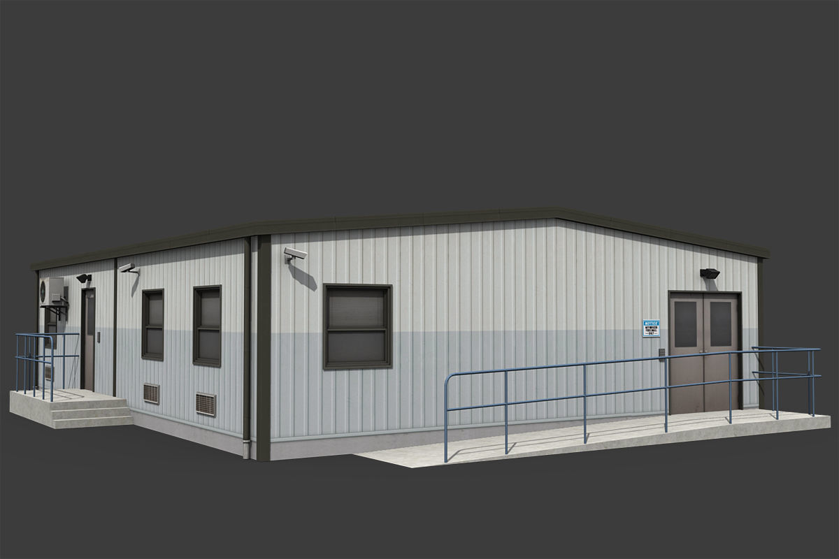3D model Industrial Buildings Pack VR / AR / low-poly | CGTrader