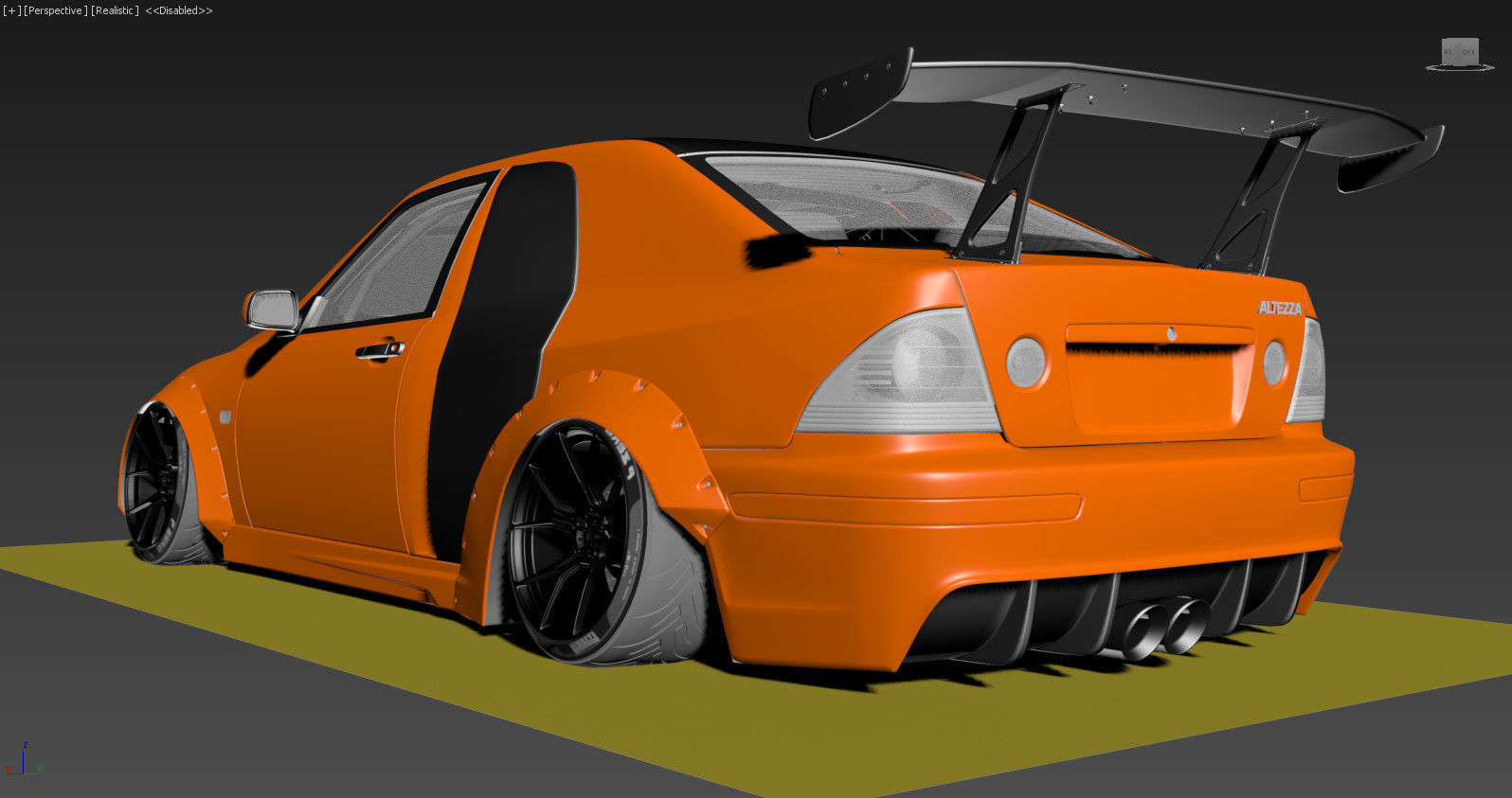 3D model Toyota Altezza Sport VR / AR / low-poly | CGTrader