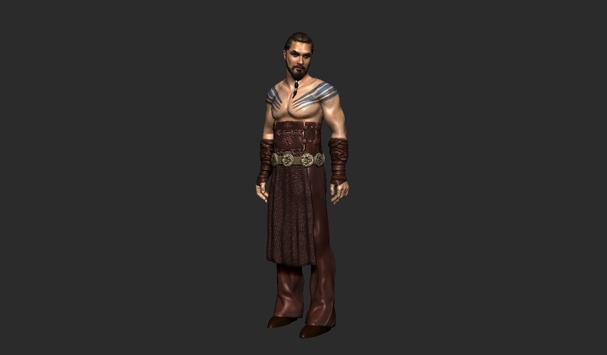 Jason Momoa 3D Model ready for 3d print 3D model 3D printable | CGTrader