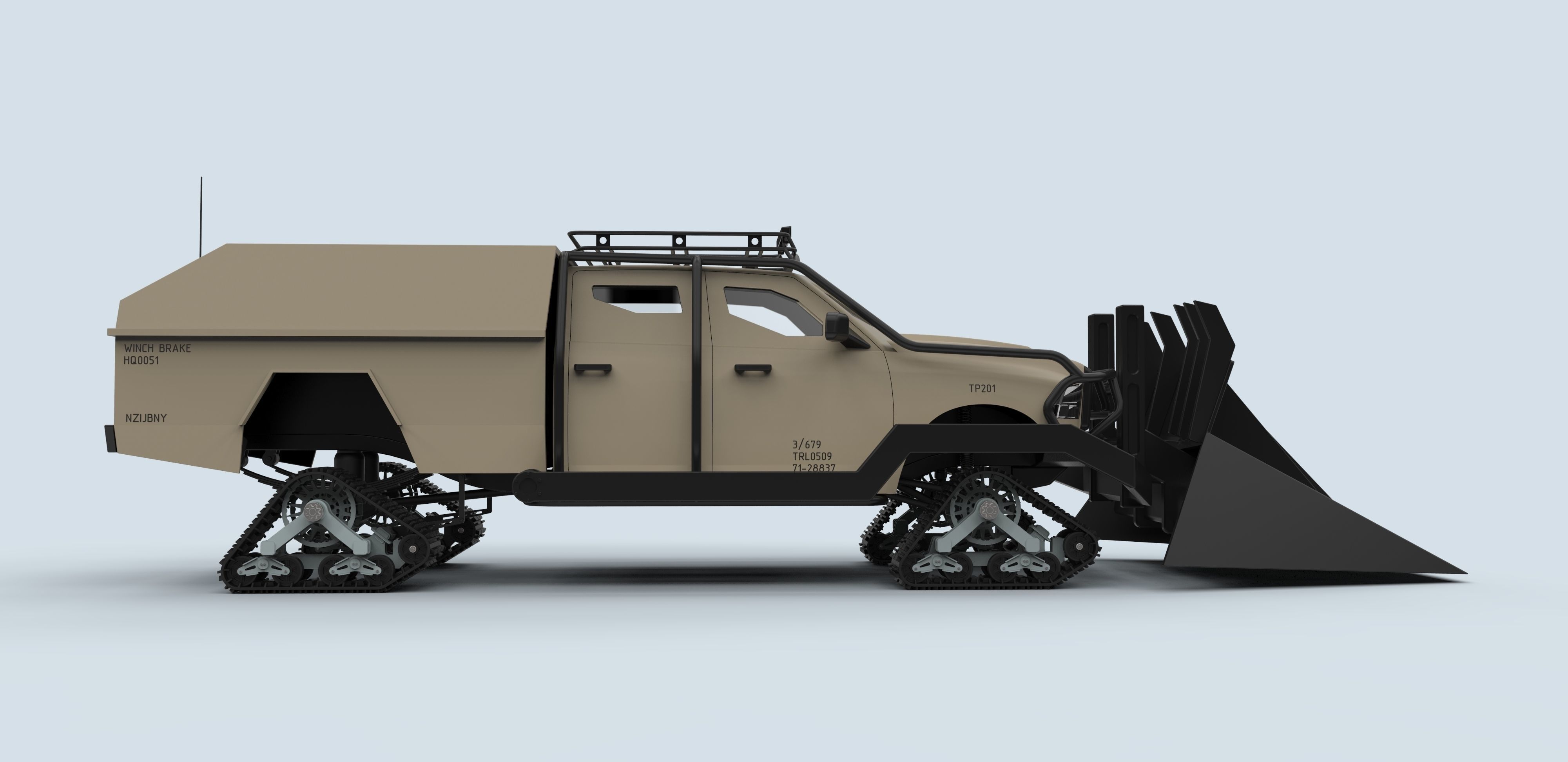 Dodge Ice Ram from Fast 8 3D model | CGTrader