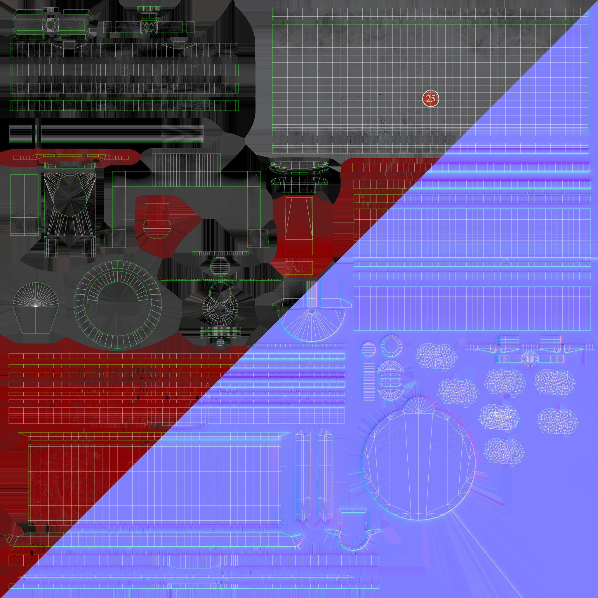 3D model Gumball Machine Game Ready PBR Textures VR / AR / low-poly ...