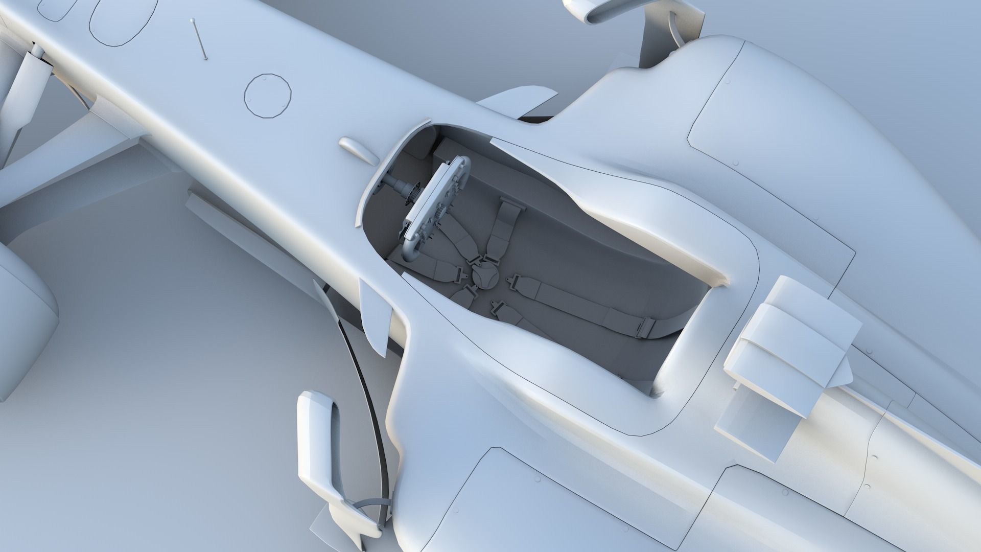 Ferrari F10 Formula 1 2010 No texture 3D model | CGTrader