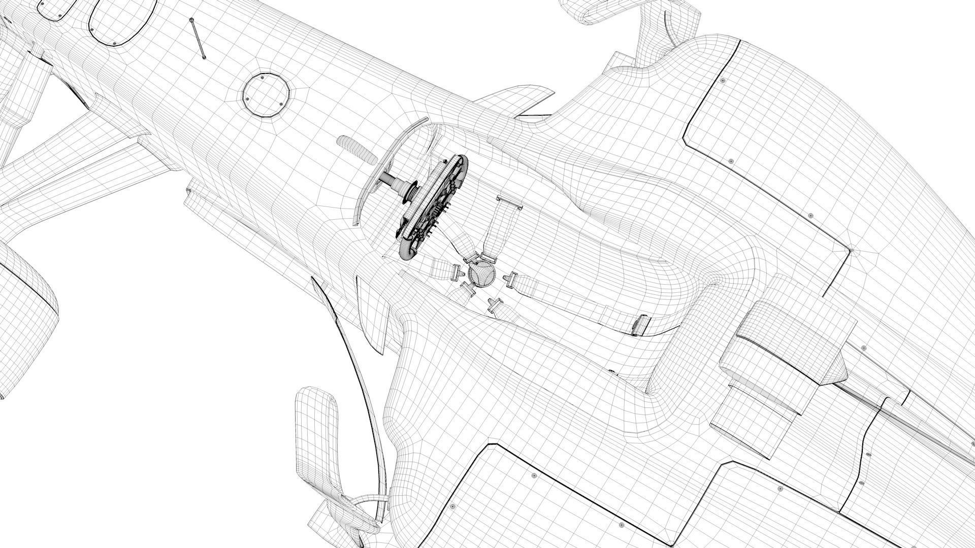 Ferrari F10 Formula 1 2010 No texture 3D model | CGTrader