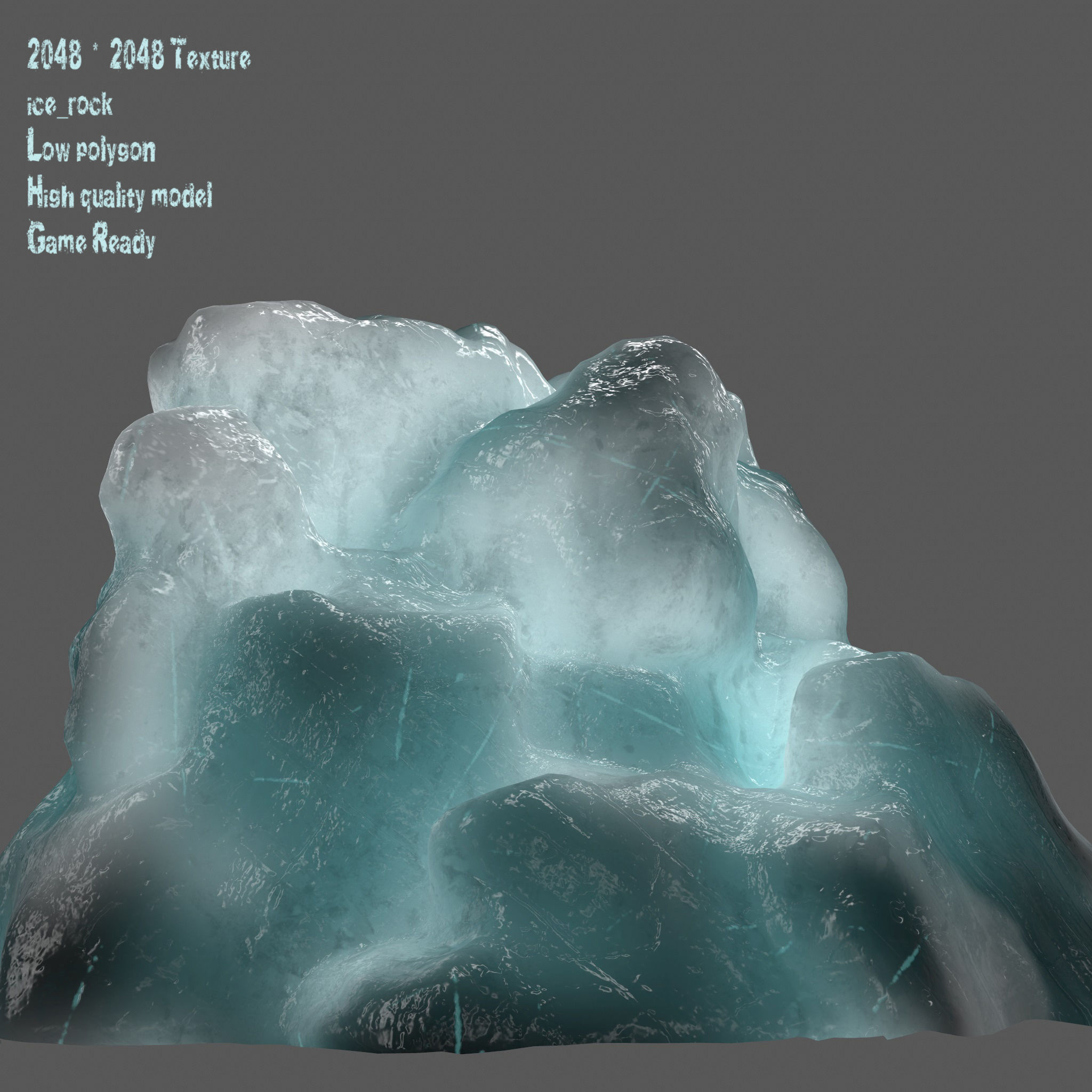 Ice 3D asset game-ready | CGTrader