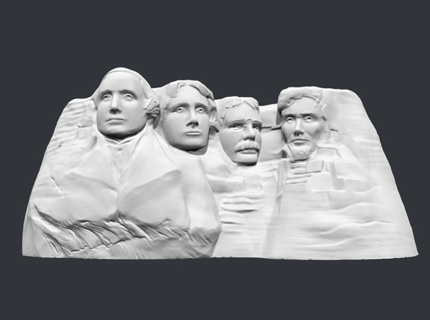 Mount Rushmore 3D model 3D printable | CGTrader