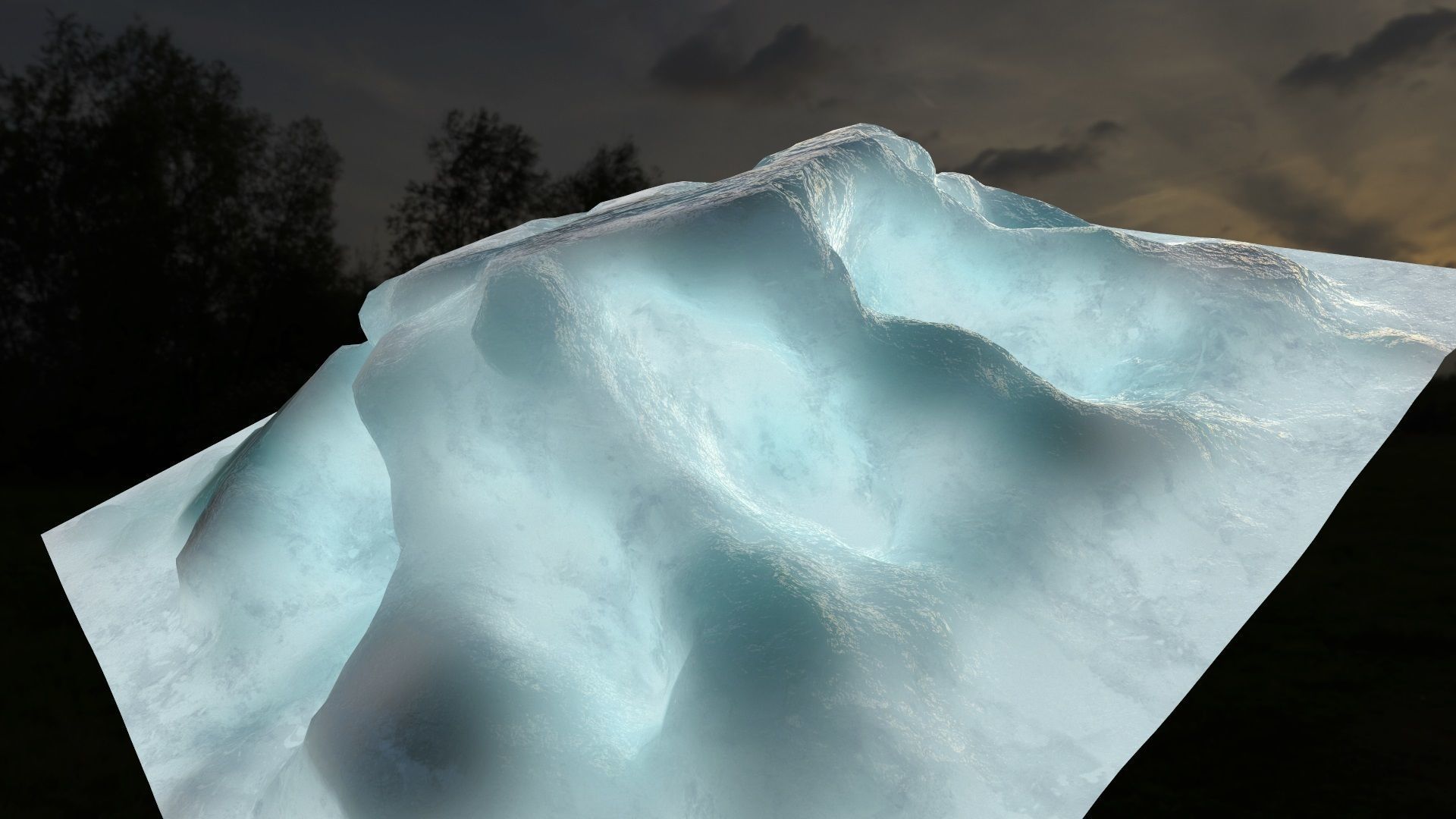 3D model Ice VR / AR / low-poly | CGTrader