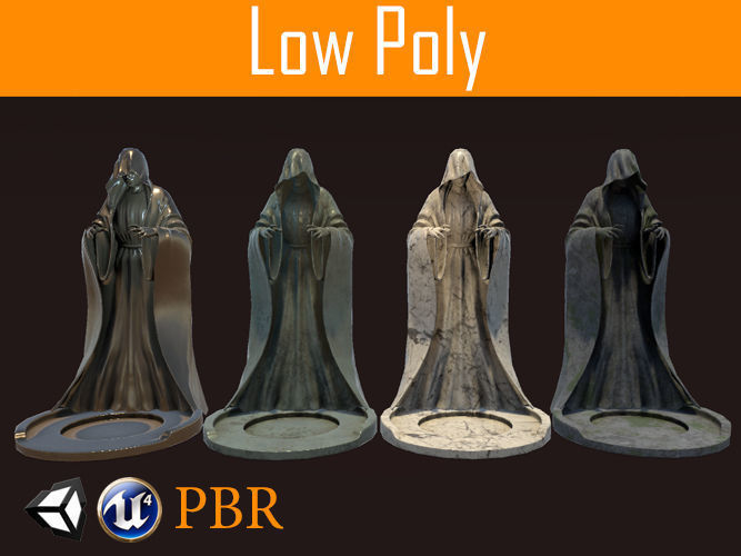 3D model Statue of women VR / AR / low-poly | CGTrader