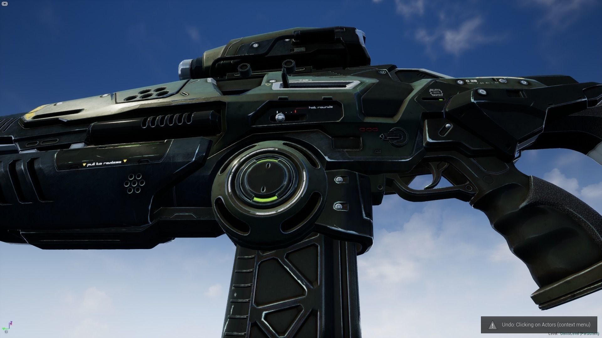 3D model Sci-Fi Assault Rifle - game model VR / AR / low-poly | CGTrader