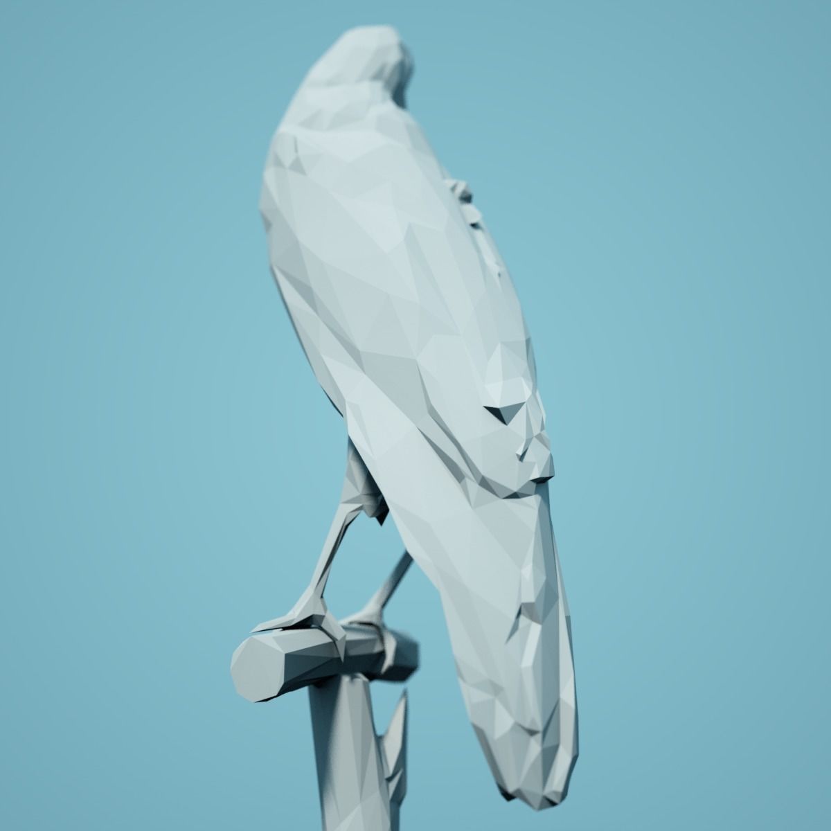 Low Poly Bird Model 3D model 3D printable | CGTrader