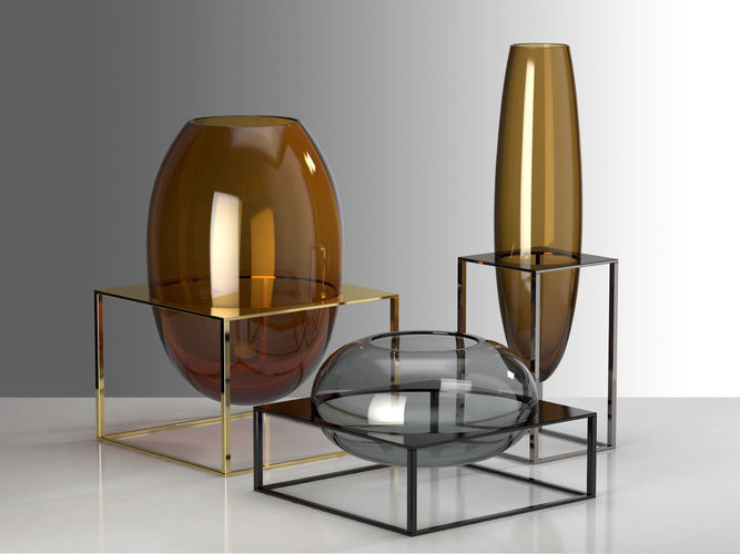 Cube Vase Collection 3D model | CGTrader