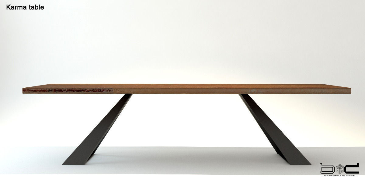 KARMA table 3D model | CGTrader