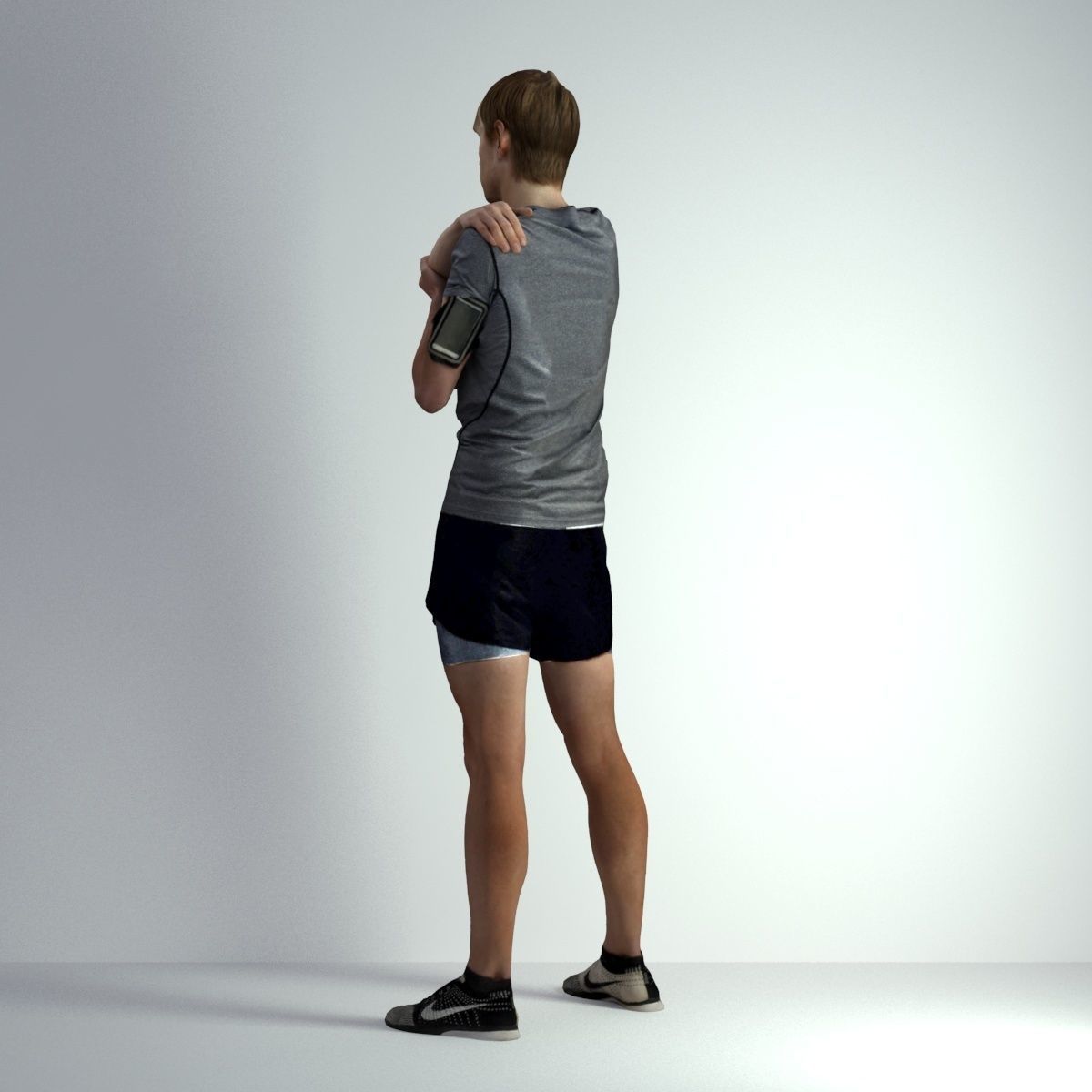 3D Scan Man Sport Runner 010 3D model | CGTrader