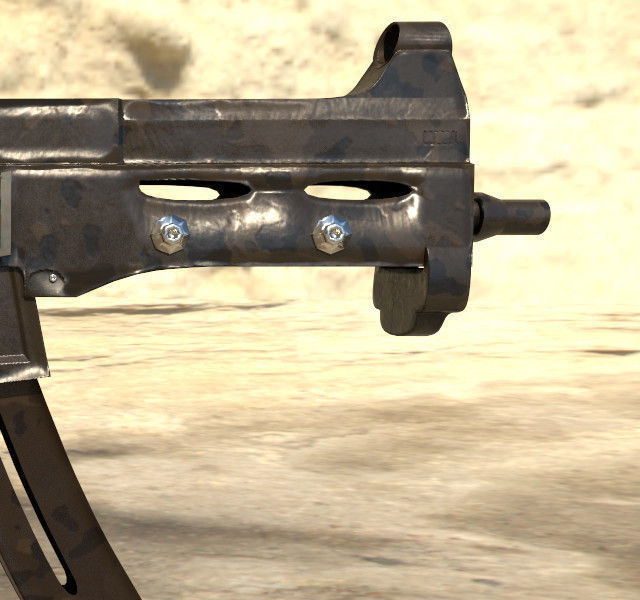 3D model Game Asset Machine gun - Low poly VR / AR / low-poly | CGTrader