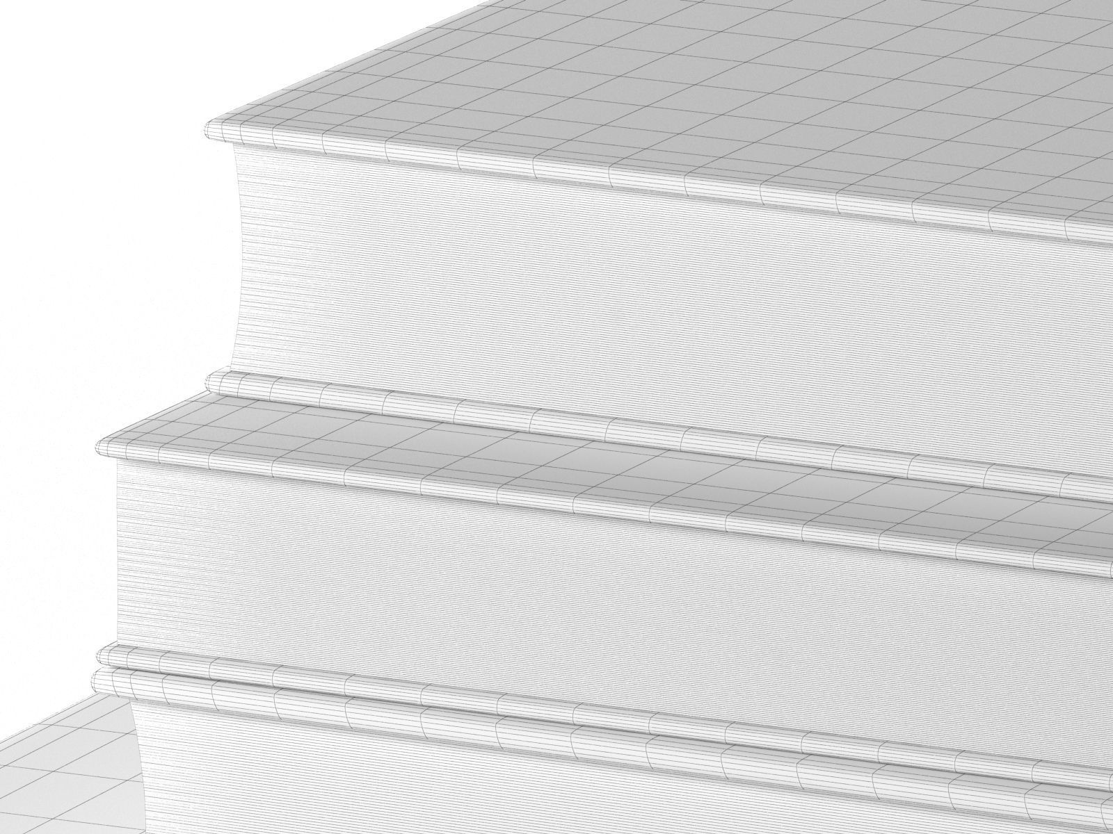 Stack of Books 01 3D model | CGTrader