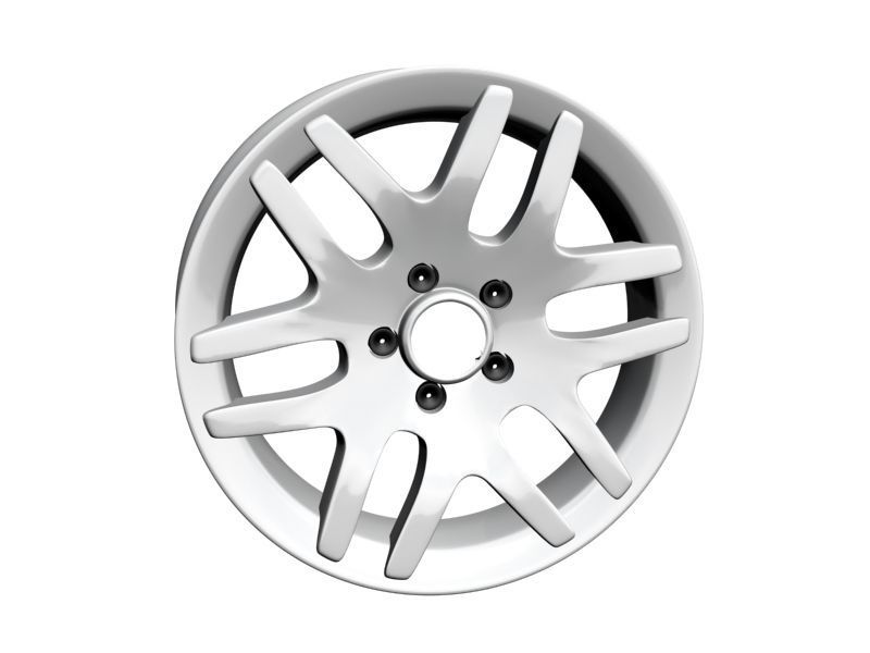 Volkswagen Polo 9n sedan Wheel free 3D model | CGTrader