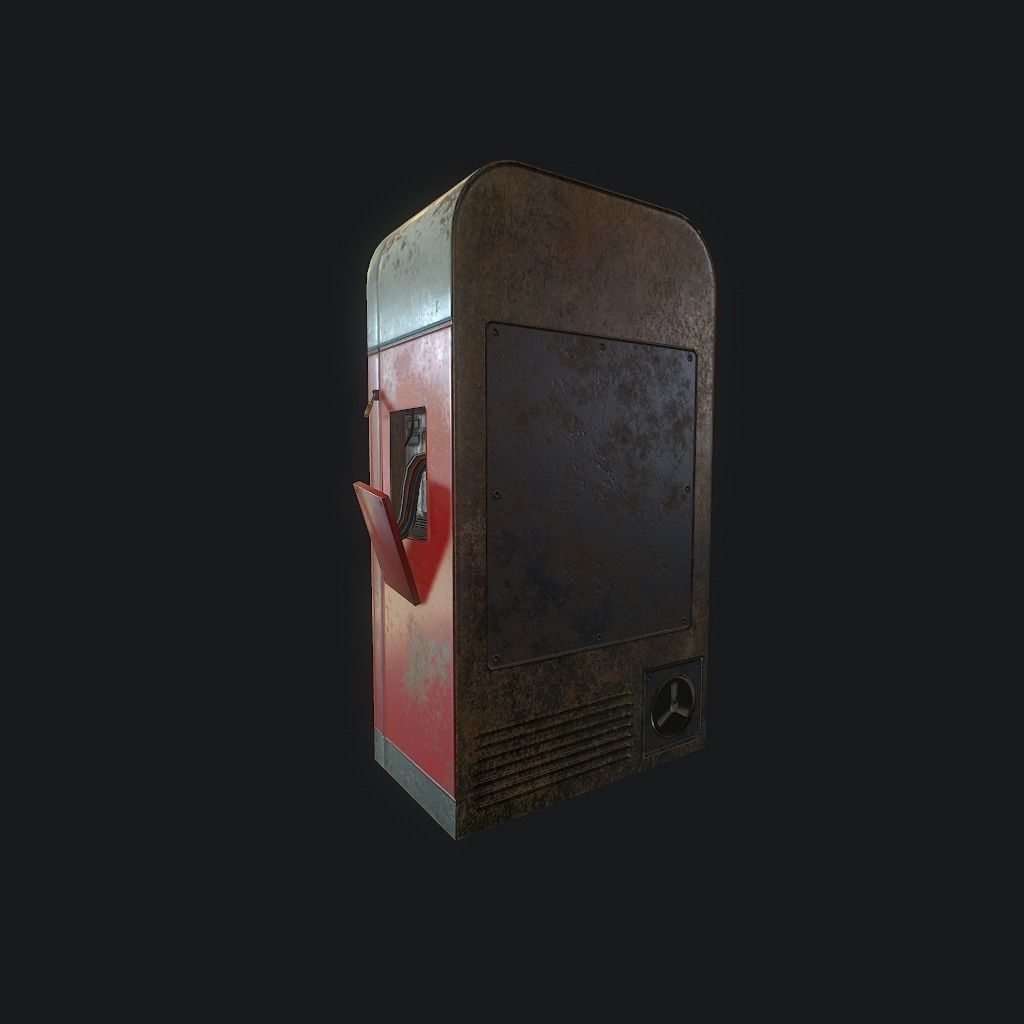 3D model Vending Machine v1 pbr VR / AR / low-poly | CGTrader