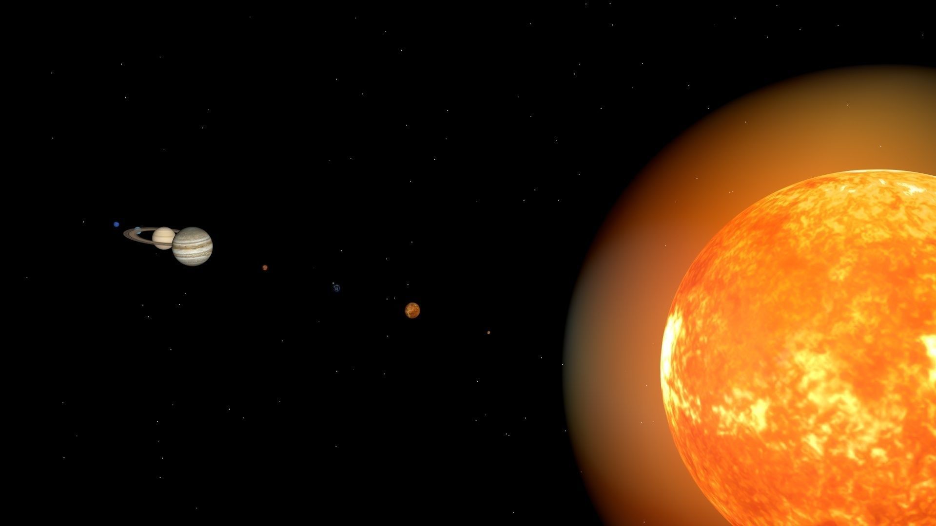 Solar System project 3D model animated | CGTrader