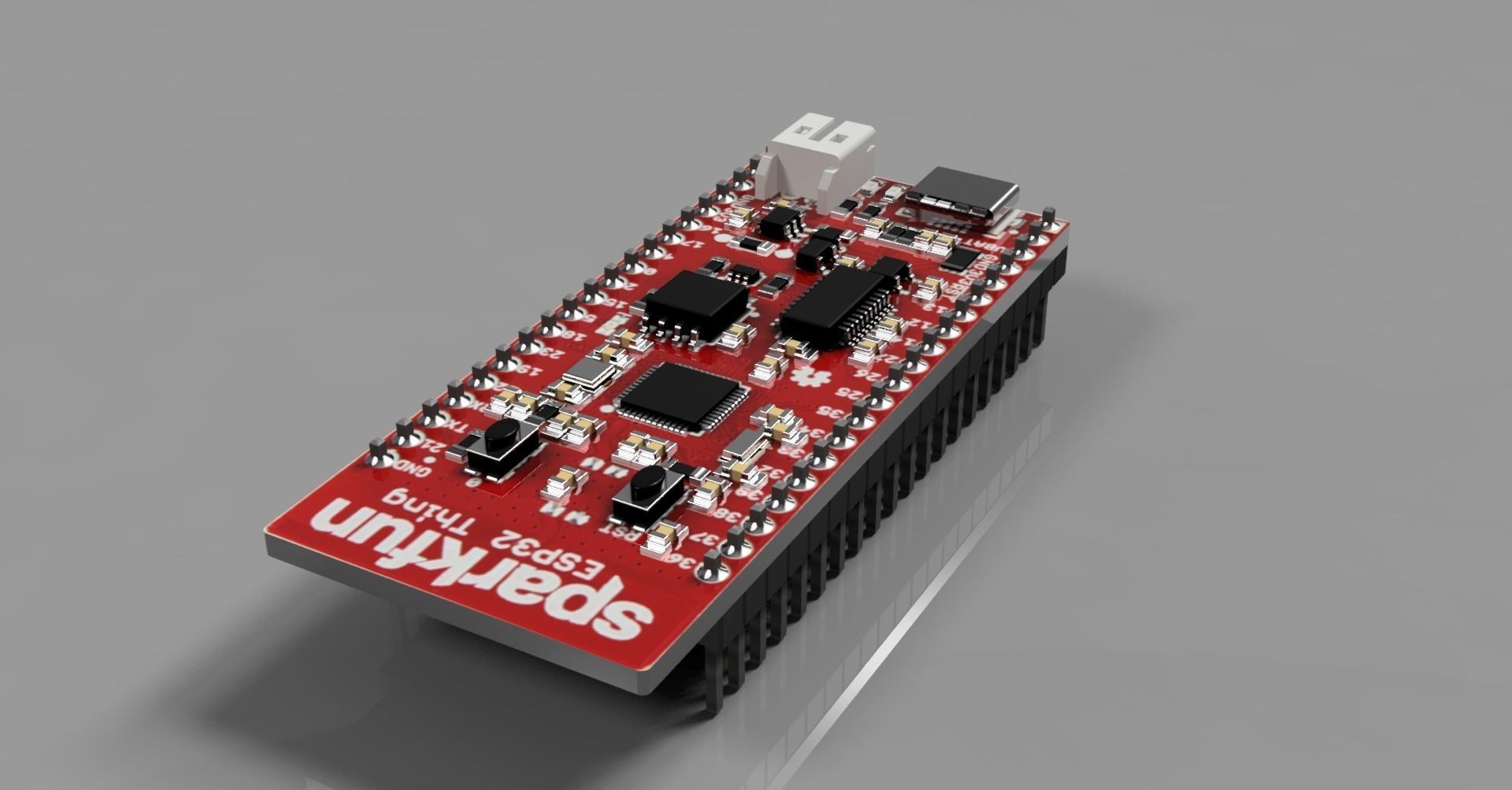 ESP32 Sparkfun free 3D model | CGTrader