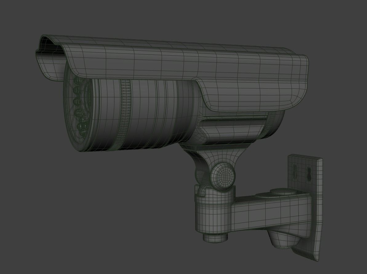security camera cctv 3D model rigged | CGTrader