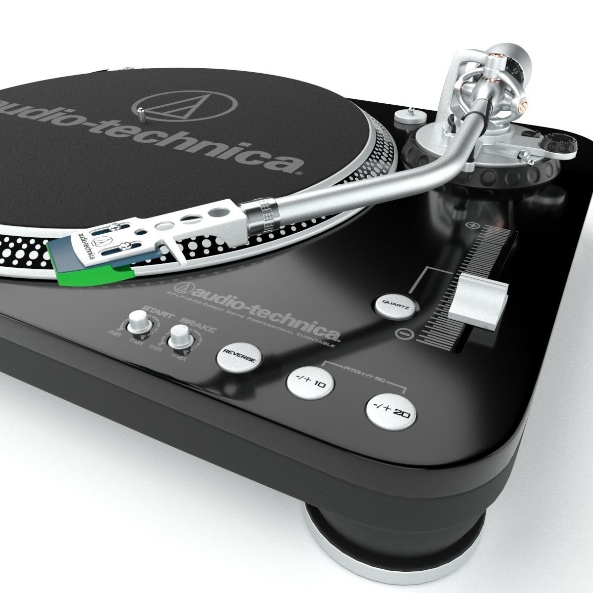 Audio Technica AT-LP1240 3D model | CGTrader