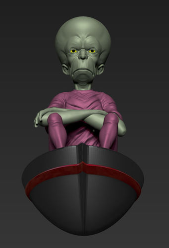 Mekon from The Eagle Comic 3D model 3D printable | CGTrader