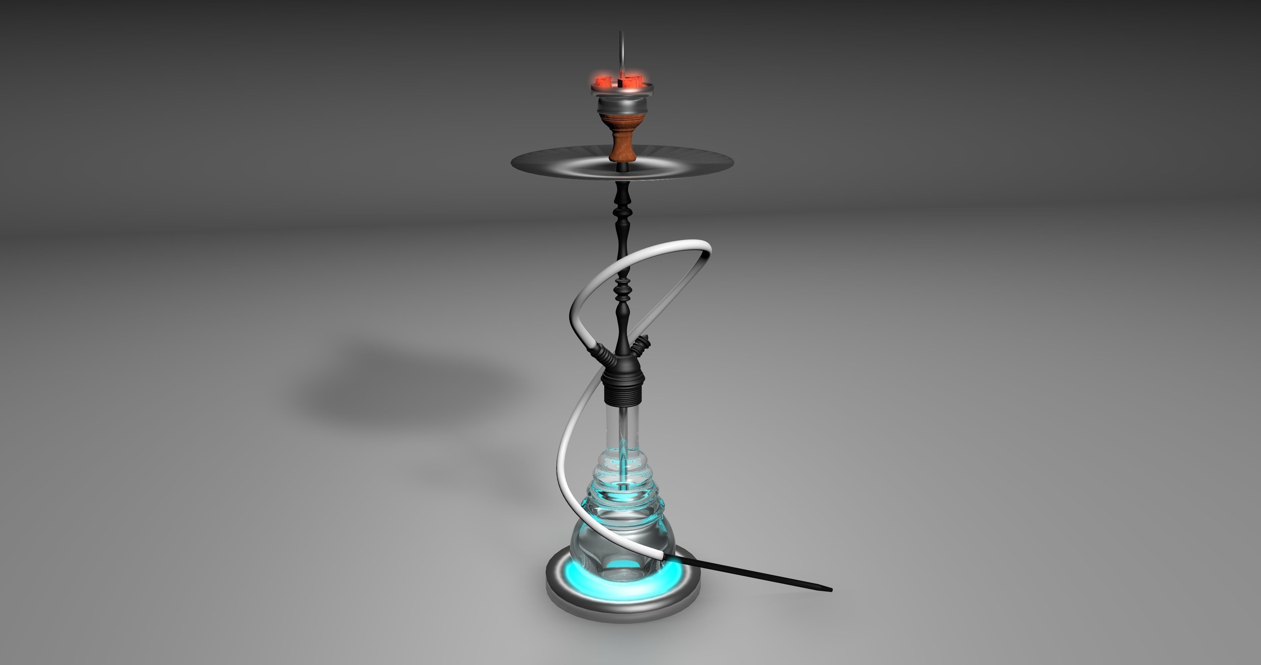 3D model Hookah Shisha C4D | CGTrader