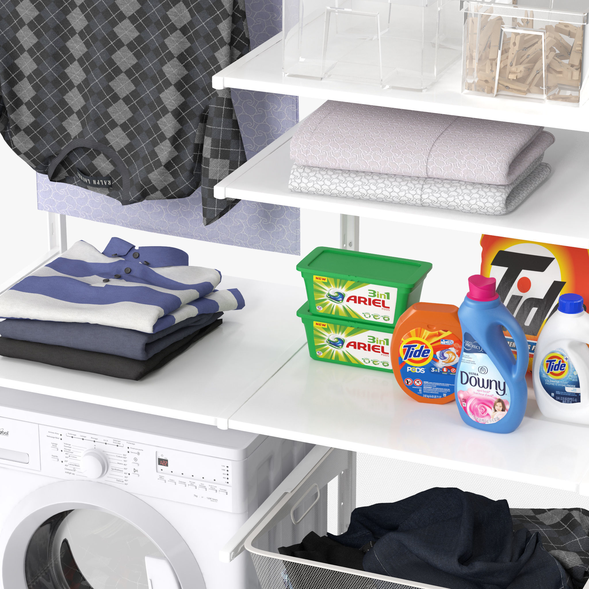 Laundry room 3D model | CGTrader