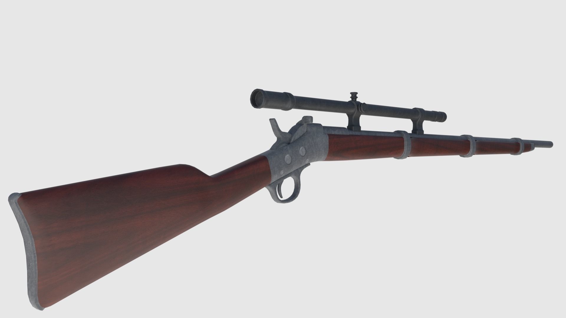 3D model Wild West Weapons Combination Pack - Game Ready VR / AR / low ...