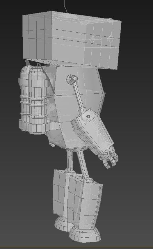 3D model Robot V1 VR / AR / low-poly | CGTrader