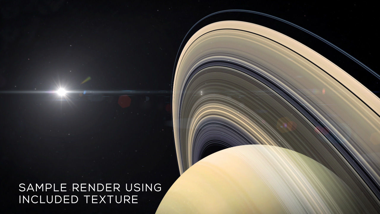 Ultra-High Definition Saturns Rings Texture 3D model | CGTrader