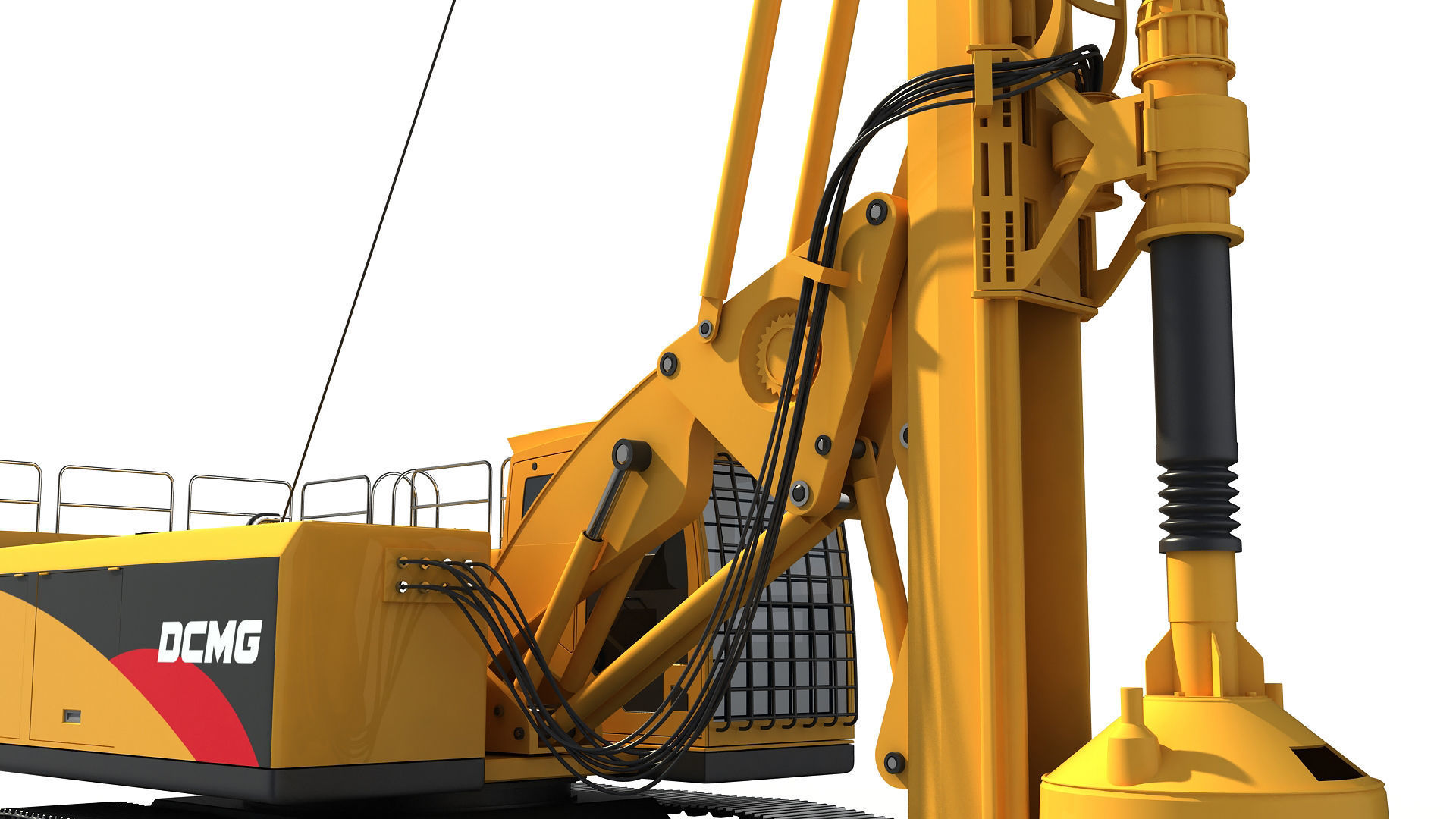 Rotary Drilling Rig 3D model | CGTrader