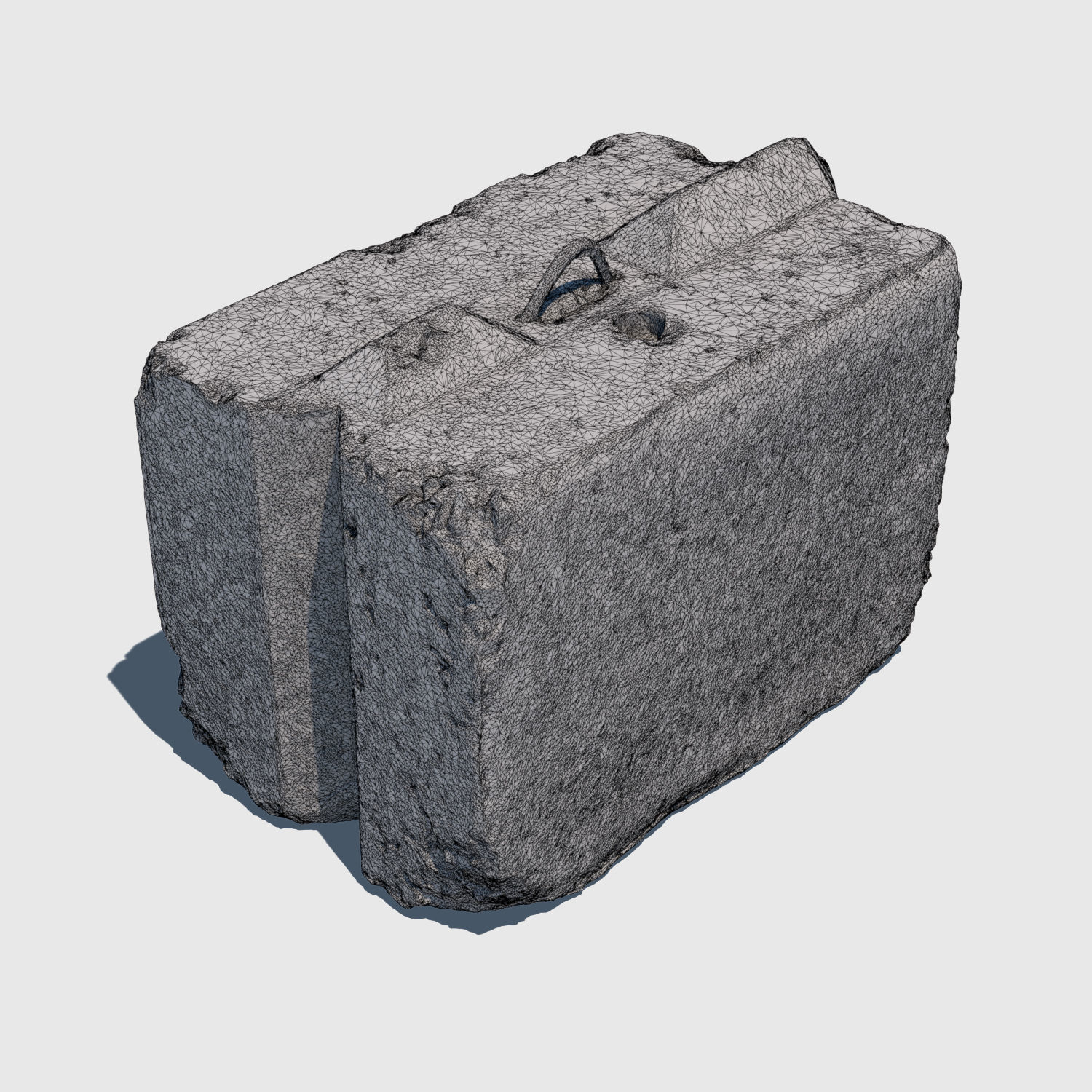 Concrete Block-3D Scan 3D model | CGTrader
