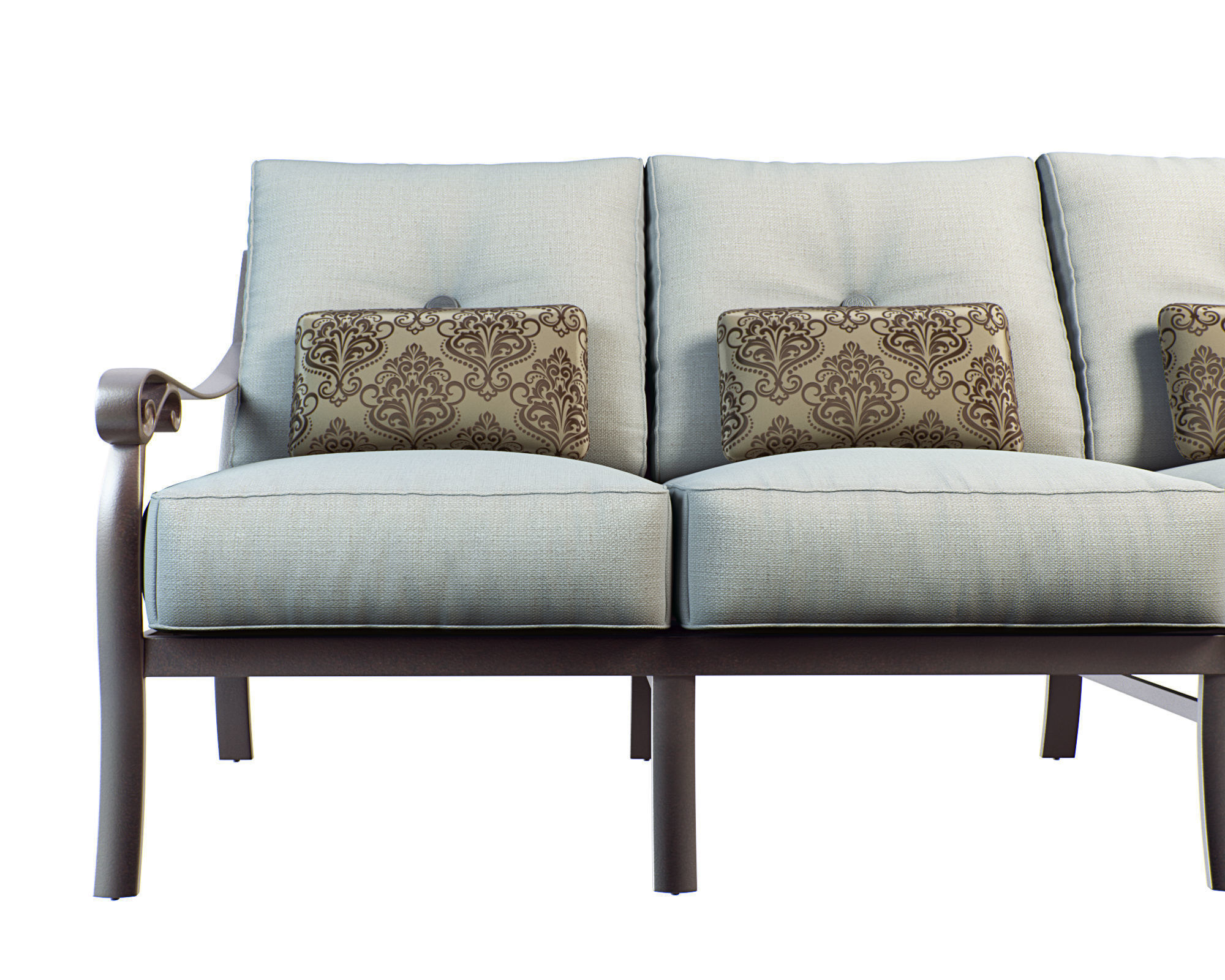 bellanova cushioned sofa 3D model | CGTrader