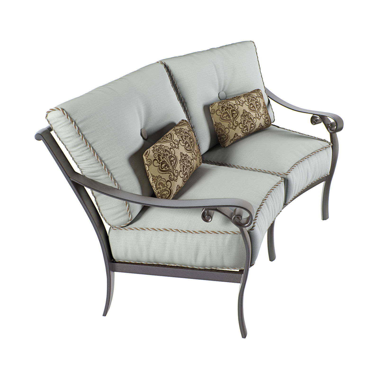 Bellanova Crescent Loveseat 3D model | CGTrader