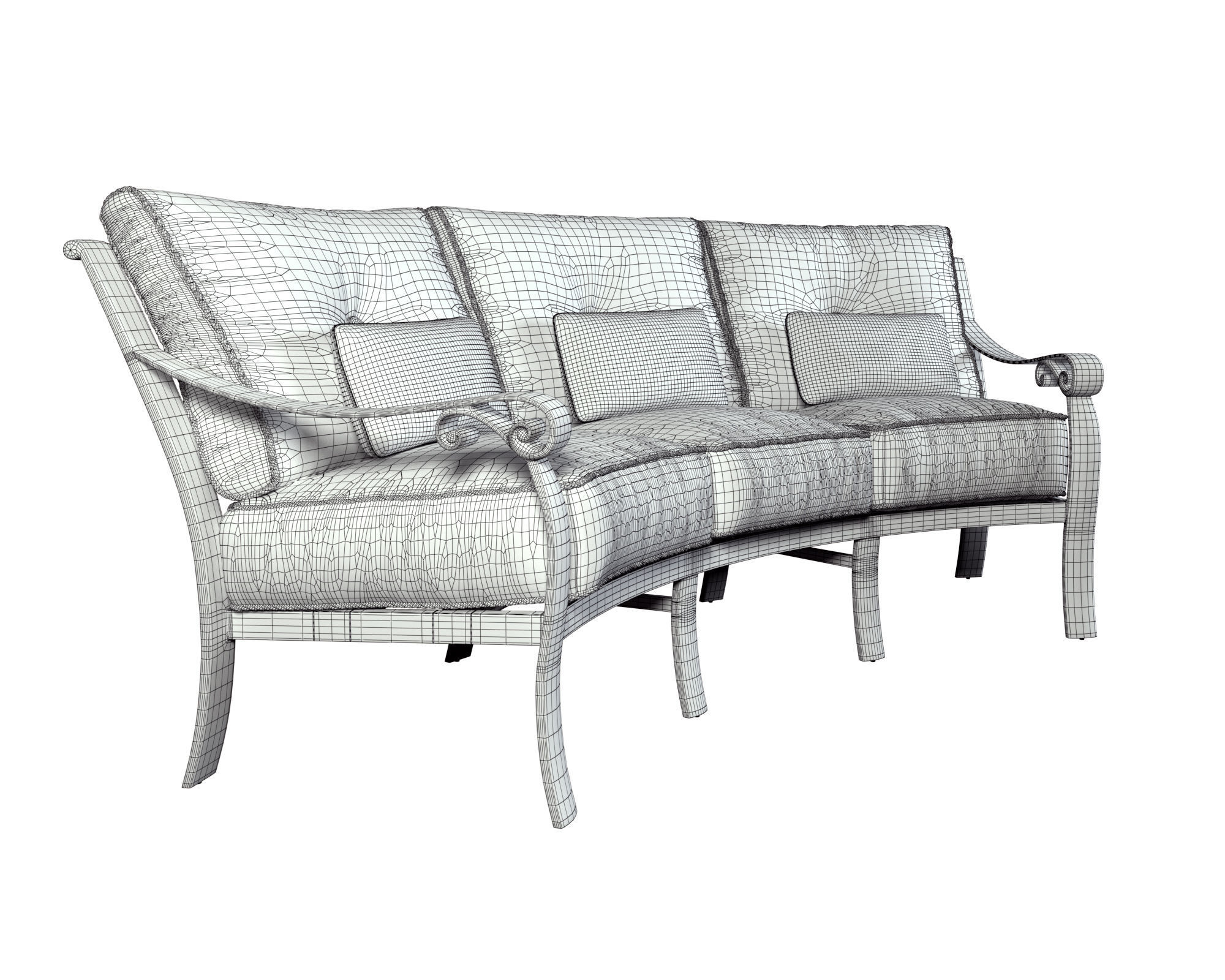 Bellanova Crescent Sofa 3D model | CGTrader
