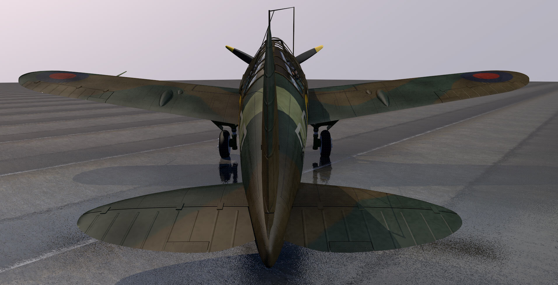 Brewster B339 Buffalo Mk-1 - RAF 3D model | CGTrader