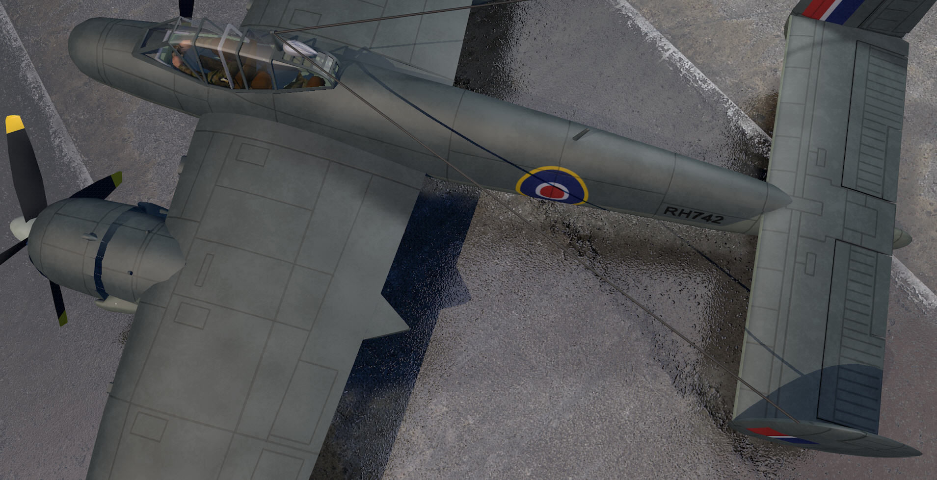 Bristol Brigand TF1 3D model | CGTrader