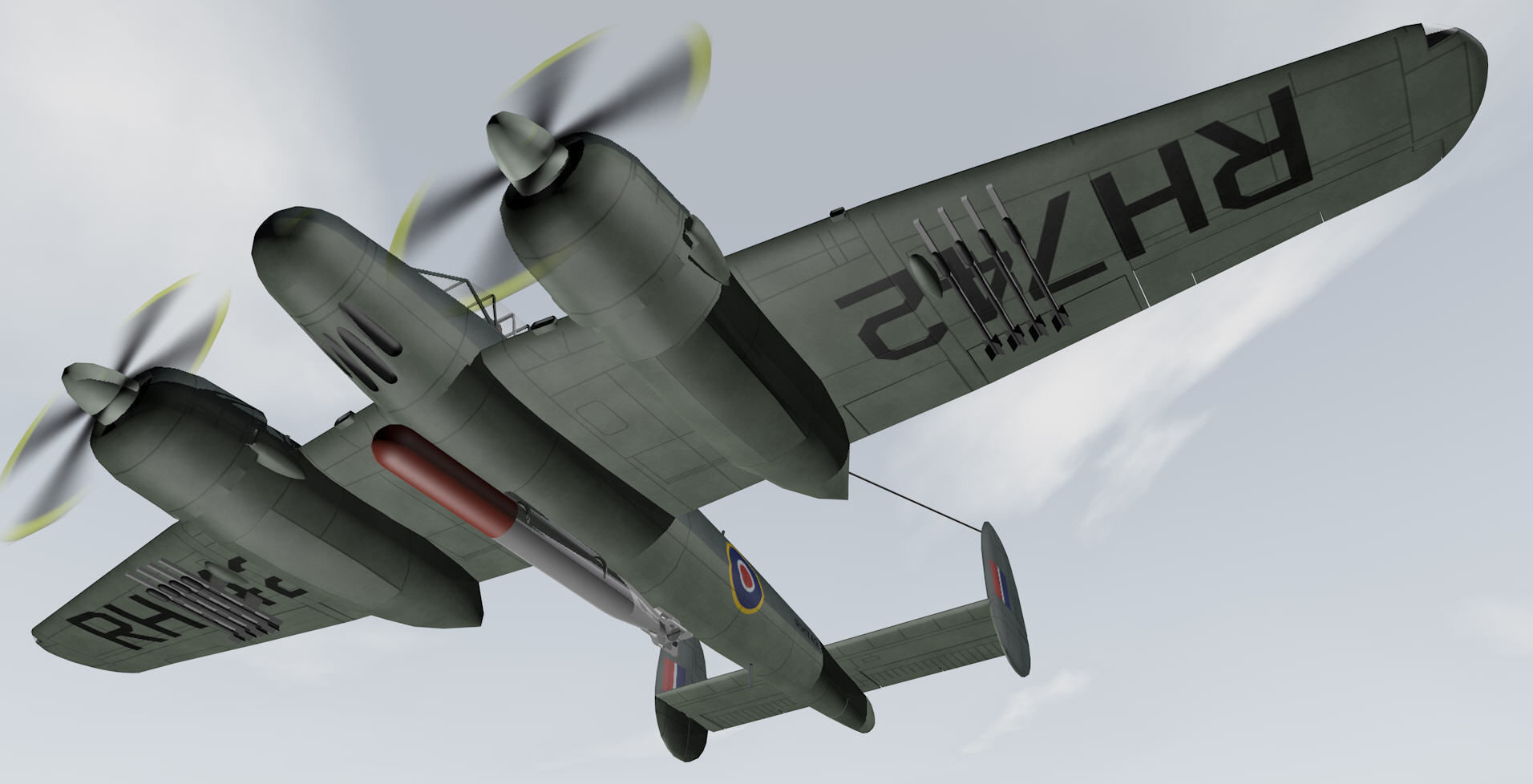 Bristol Brigand TF1 3D model | CGTrader