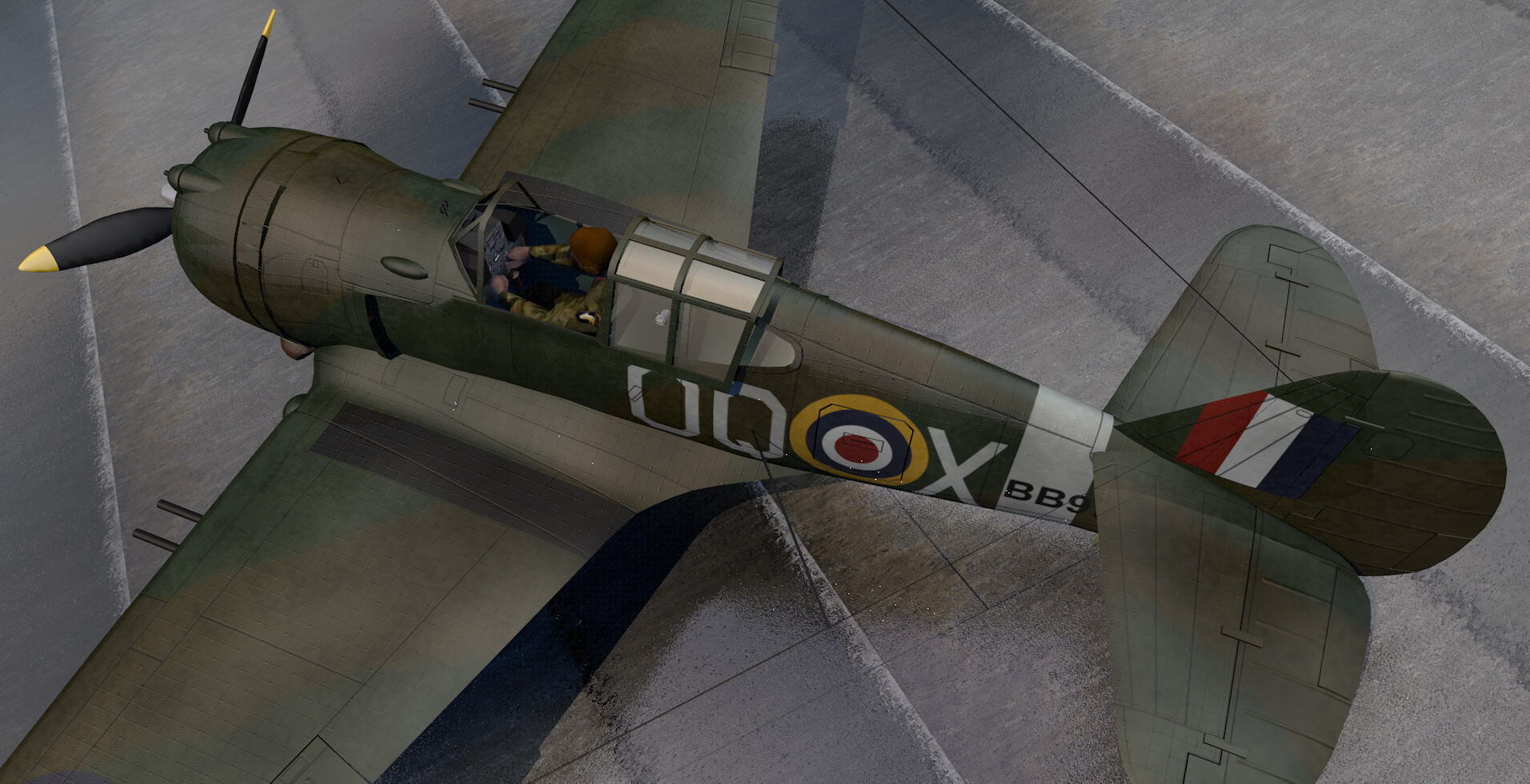 Curtiss H75A-3 Mohawk - RAF 3D model | CGTrader