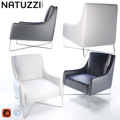Natuzzi Agra 3D model | CGTrader