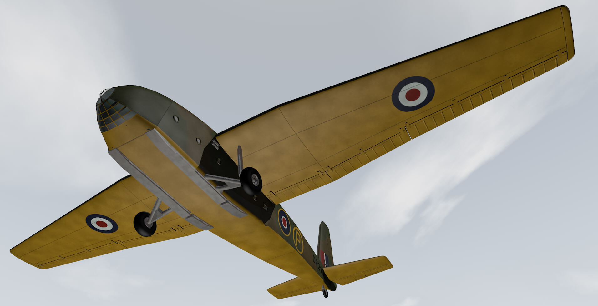 General Aircraft GAL-49 Hamilcar 3D model | CGTrader