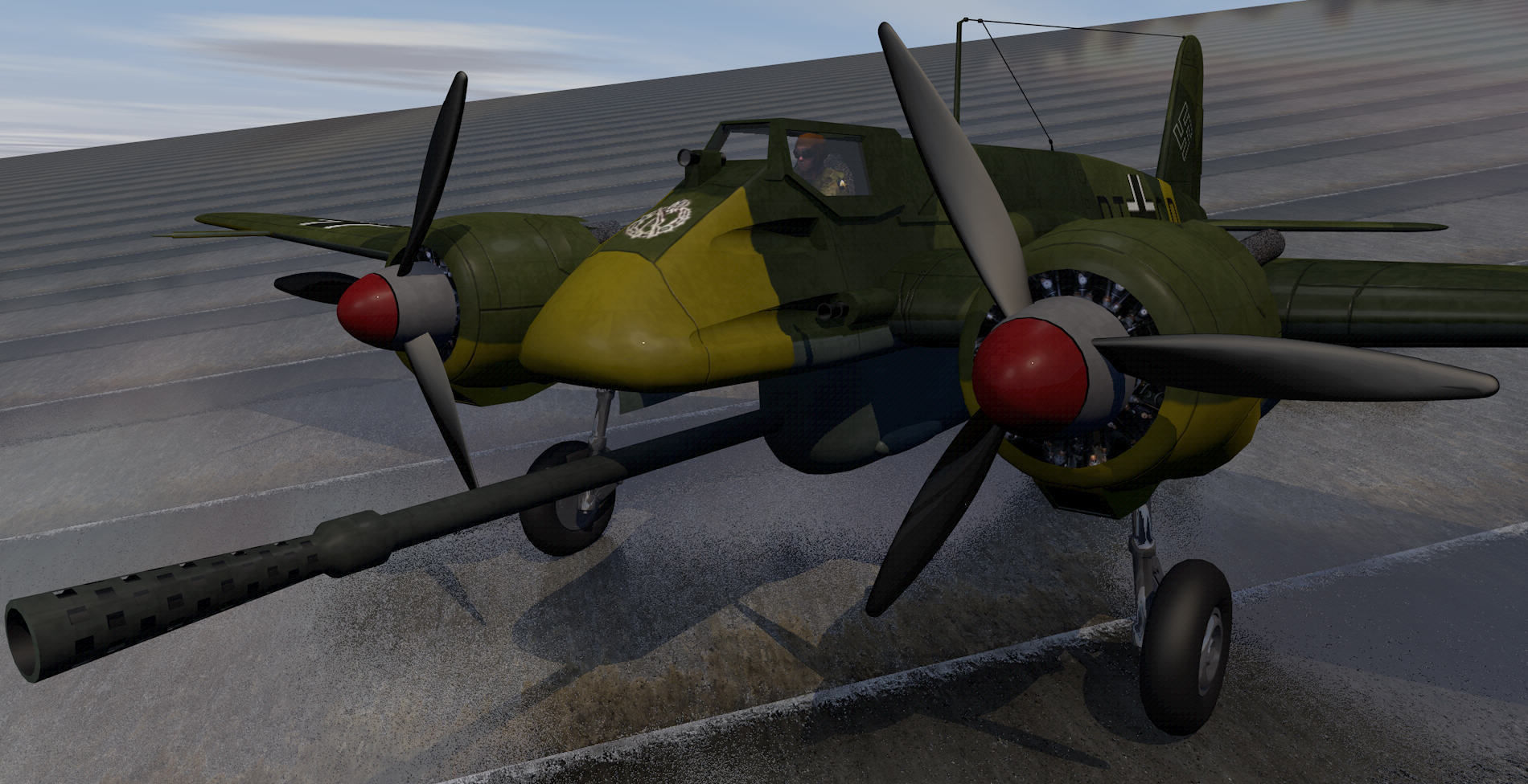 Henschel Hs-129 B-3 3D model | CGTrader