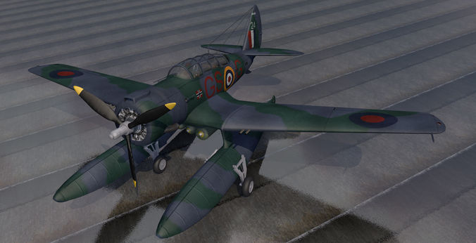 Northrop N-3PB Nomad - RAF 3D model | CGTrader